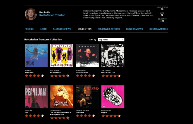New AllMusic Feature - Share Your Album Collection