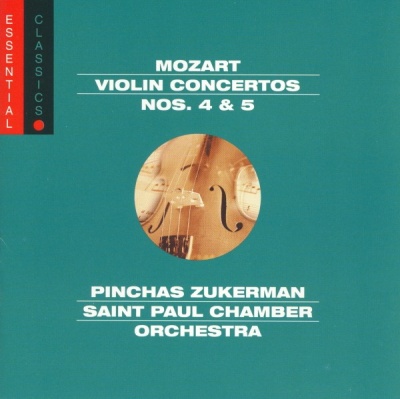 Pinchas Zukerman - Mozart: Violin Concertos Nos. 4 & 5 Album Reviews ...
