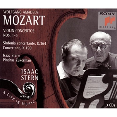 Isaac Stern Mozart: Violin concertos Nos. 1-5; Sinfonia concertante, K. 364; Concertone, K. 190 ...