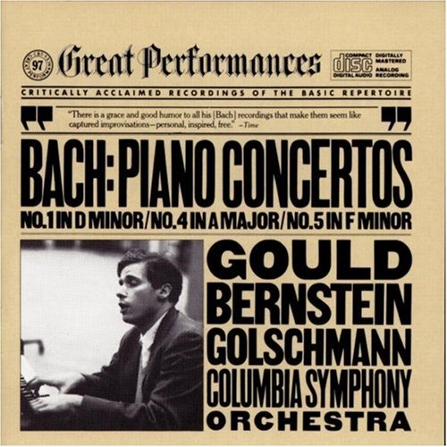 Bach: Keyboard Concertos Nos. 1, 4 & 5 - Glenn Gould, Leonard Bernstein ...